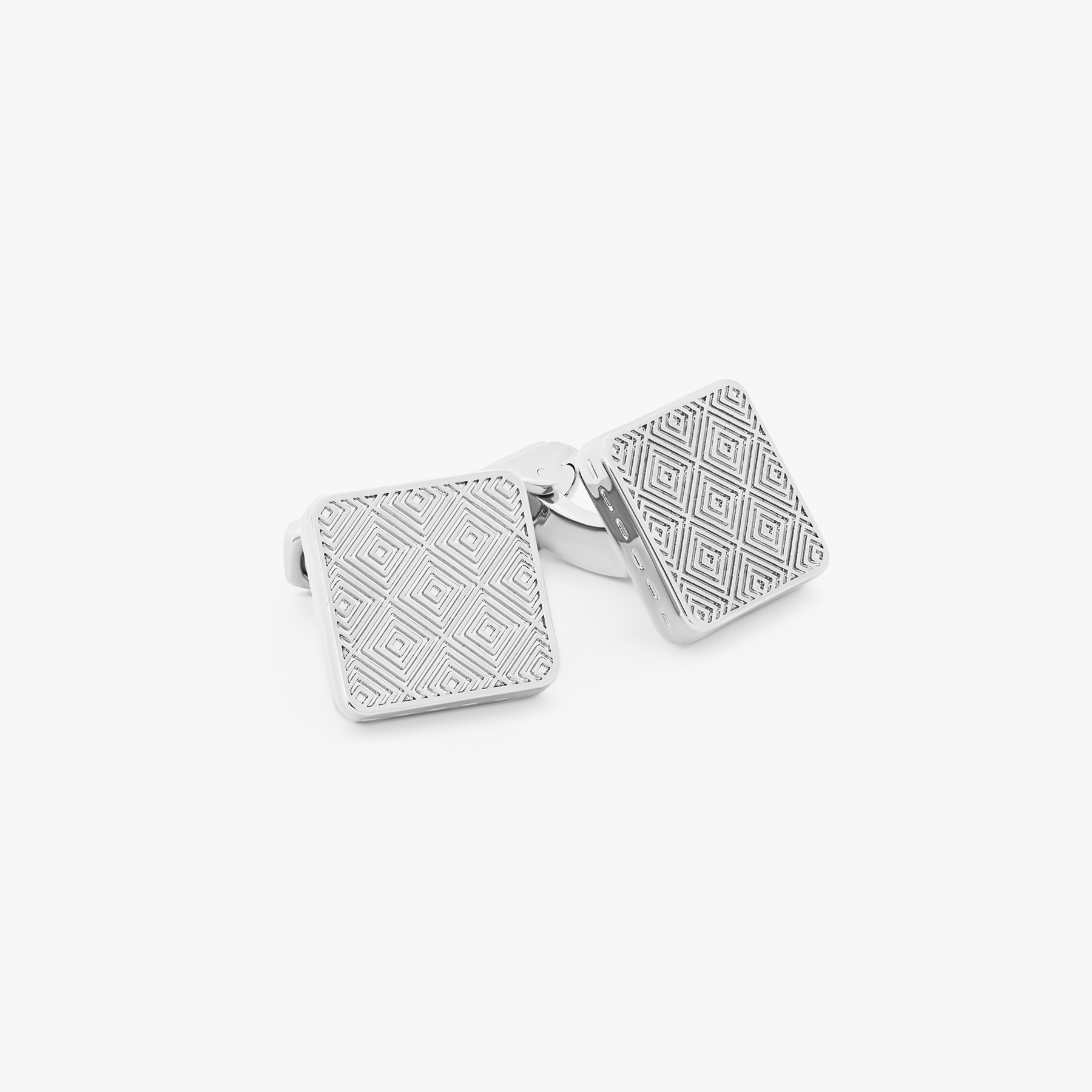 Thompson Silver Palladium Plated Metalico Energy Cufflinks – Tateossian ...